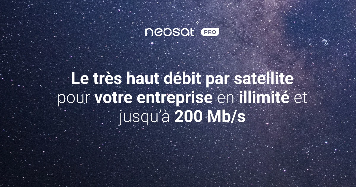 L’internet par satellite thd pour les pros - neosat | Nordnet